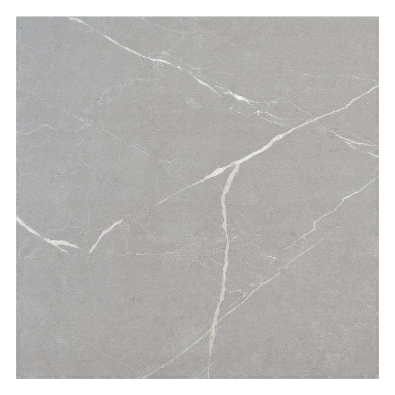 Vitacer Meraki Grey Marble Effect Matte Porcelain Wall and Floor Tile ...